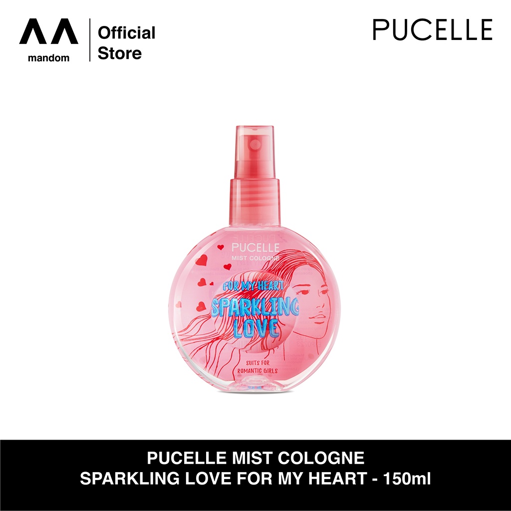 Jual Pucelle Mist Cologne Sparkling Love 150ml | Shopee Indonesia