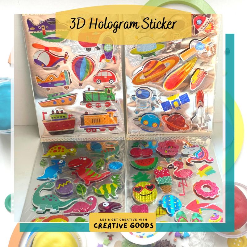 Jual Stiker 3D / stiker hologram / Cute Stikers | Shopee Indonesia