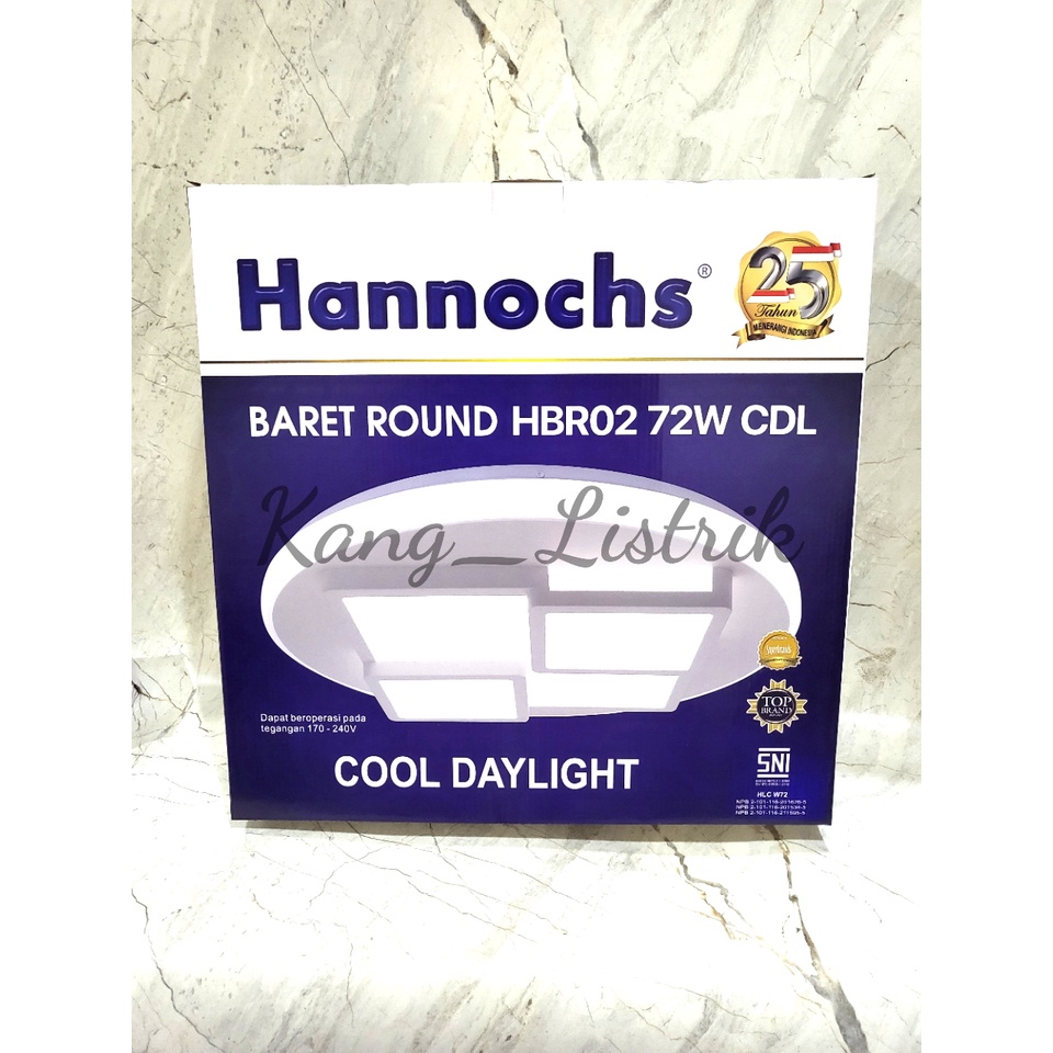 Jual Lampu Baret Hanochs / Lampu Plafon Hannochs LED Baret Round HBR02 ...