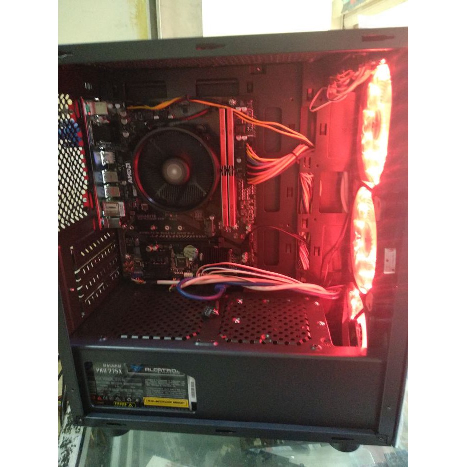 Jual PROMO PC GAMING AMD RYZEN 3 2200 DDR4 16GB LED 22 FULL HD | Shopee ...