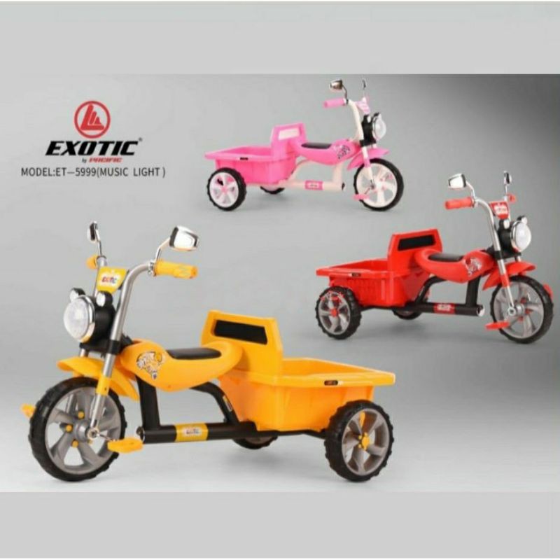 Jual Sepeda Roda Tiga MOGE Exotic 5999 Motor Viar | Shopee Indonesia