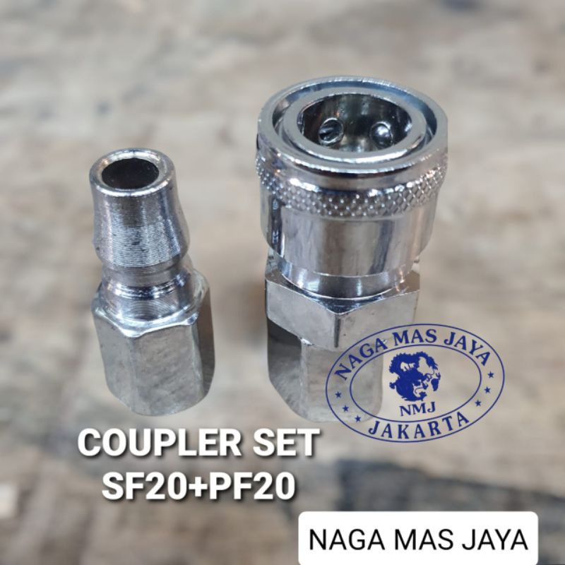 Jual COUPLER SF20 DAN PF20 / SAMBUNGAN KOMPRESOR ANGIN SF20 PF20 ...