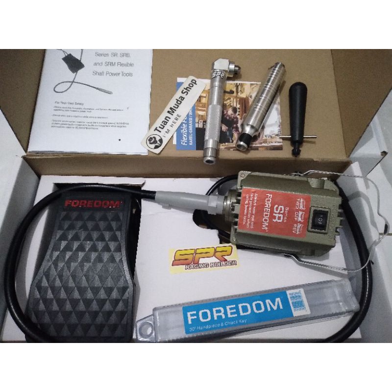 Jual bor cuner tuner foredom lengkap mata tuner set 3mm long dan pendek ...