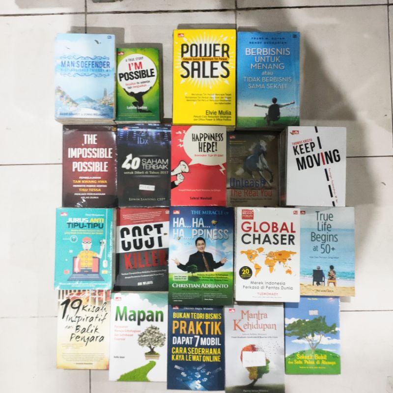 Jual ( PROMO BUKU MURAH ORIGINAL ) BUKU MOTIVASI / PENGEMBANGAN DIRI / KARIR / KARIAWAN JUGA ...