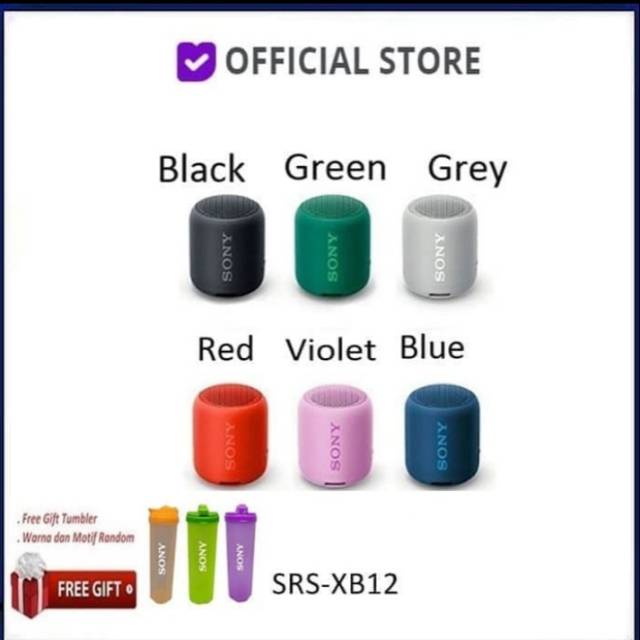 Jual Sony SRS-XB12 Extra Bass Portable Bluetooth Speaker SRS XB12 XB 12 | Shopee Indonesia