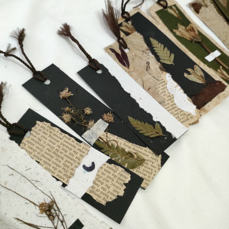 Jual Recycle Paper Bookmark by Rebco (1 pcs random) | pembatas buku ...
