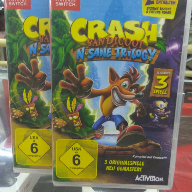 Jual NINTENDO SWITCH CRASH BANDICOOT N SANE TRILOGY | Shopee Indonesia