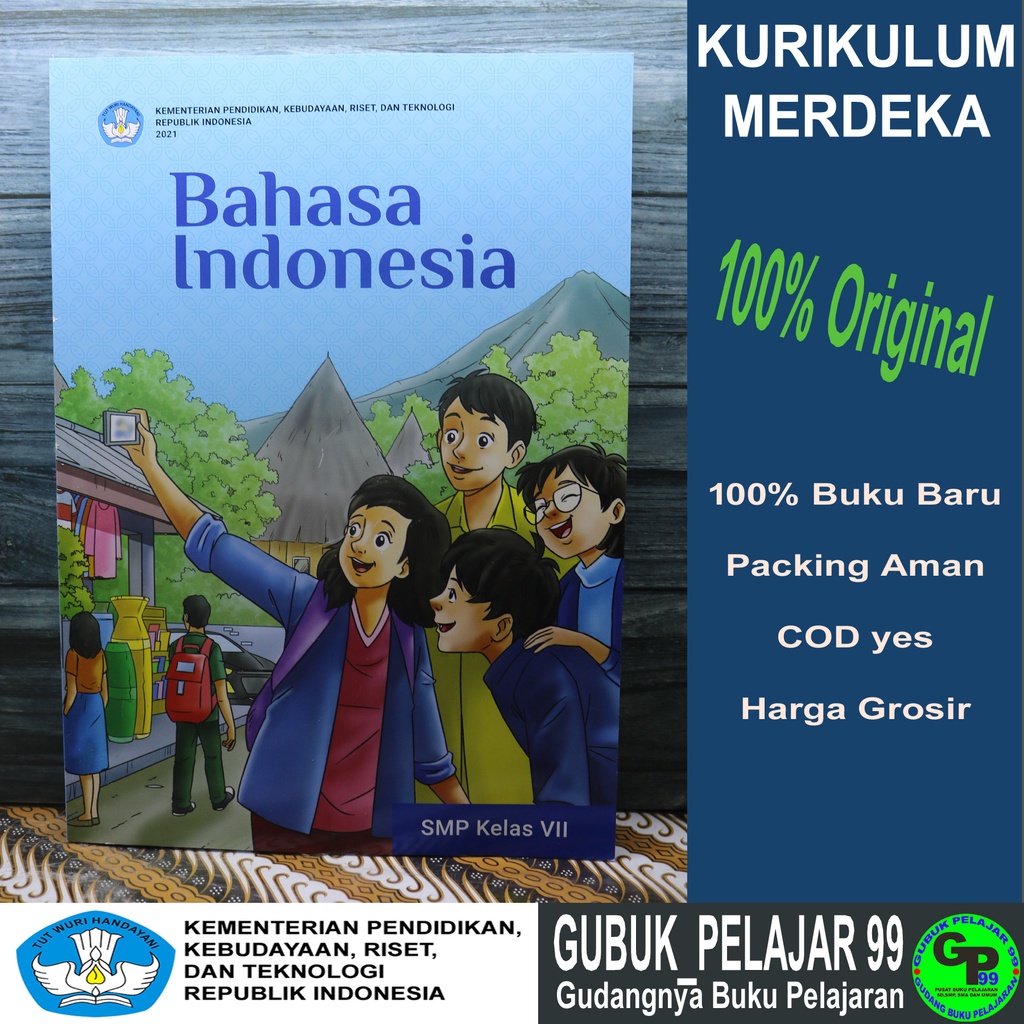 Jual Buku Paket Siswa Bahasa Indonesia Untuk Smp Mts Kelas 7 Kurikulum