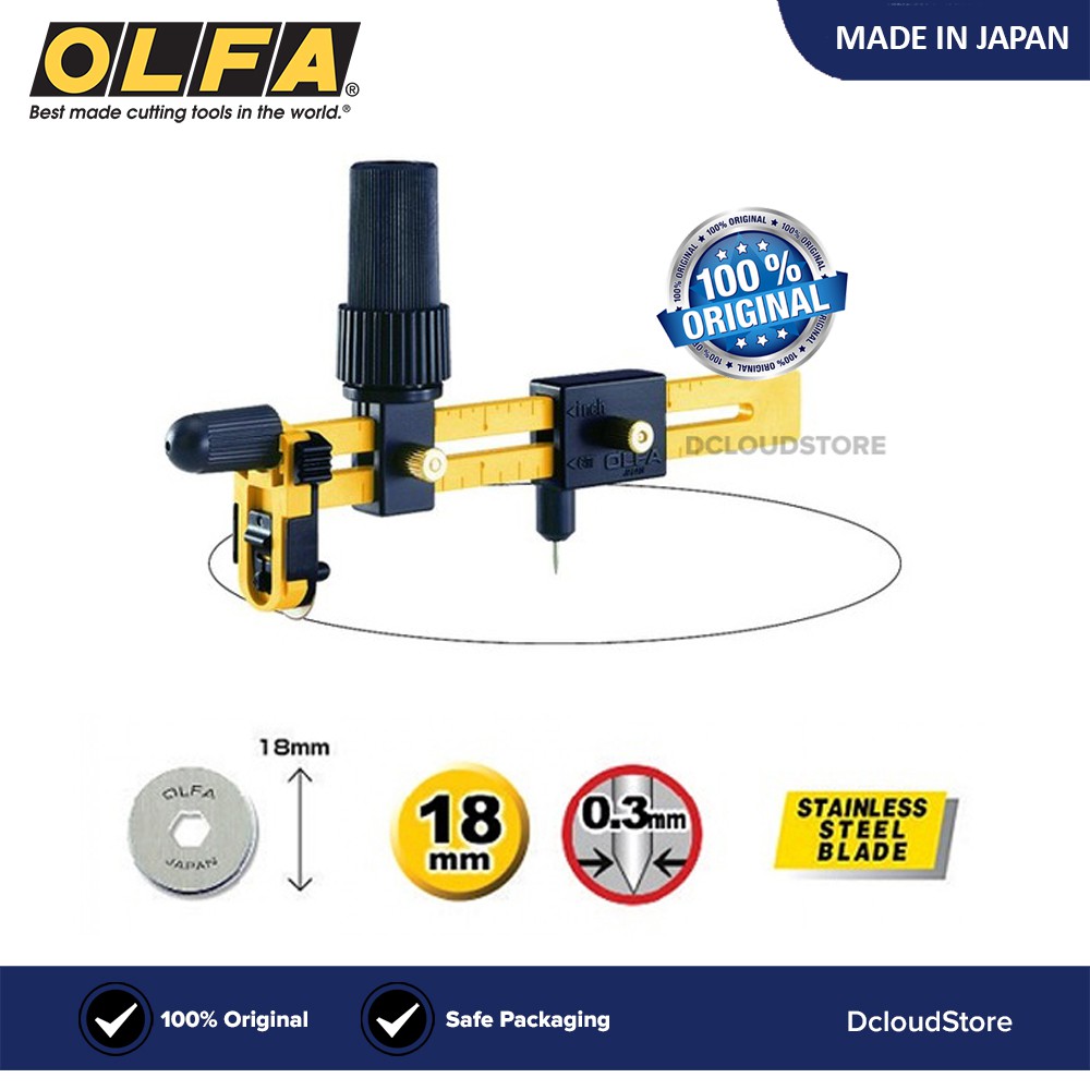 Jual Circle Cutter Olfa CMP-3 untuk memotong lingkaran (lebih panjang) | Shopee Indonesia