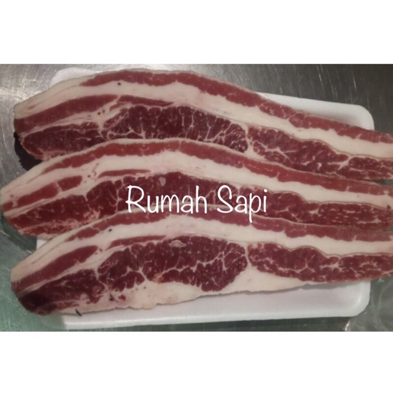 Jual US BEEF BELLY KOREAN BBQ 500gr | Shopee Indonesia