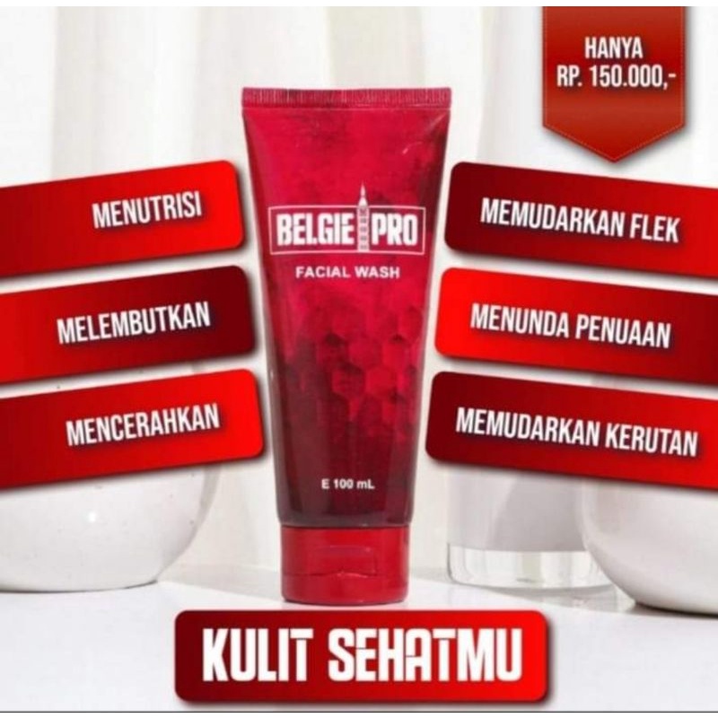 Jual Belgie Pro Facial Wash | Shopee Indonesia