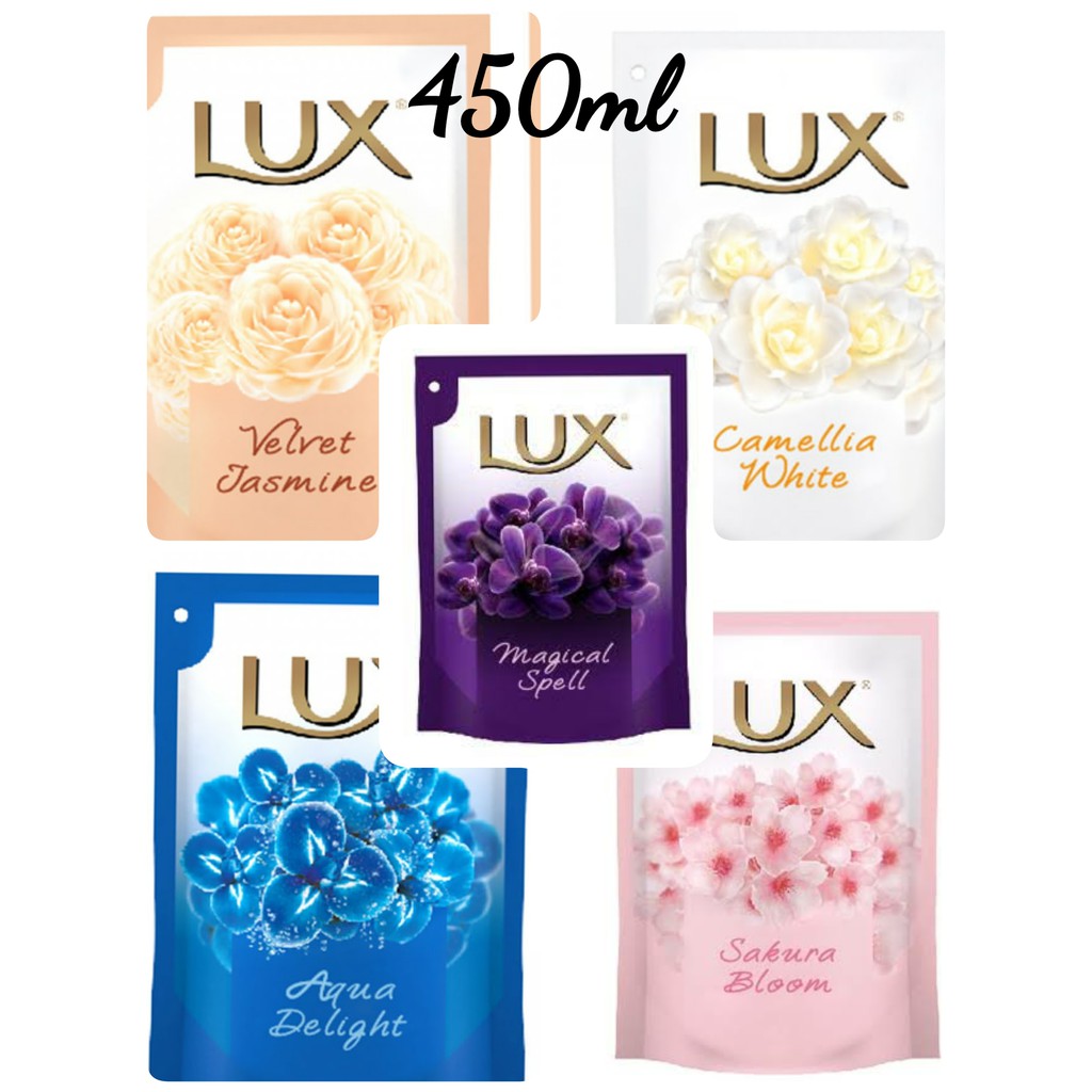Jual LUX Sabun Cair Refill 450ml all varian | Shopee Indonesia