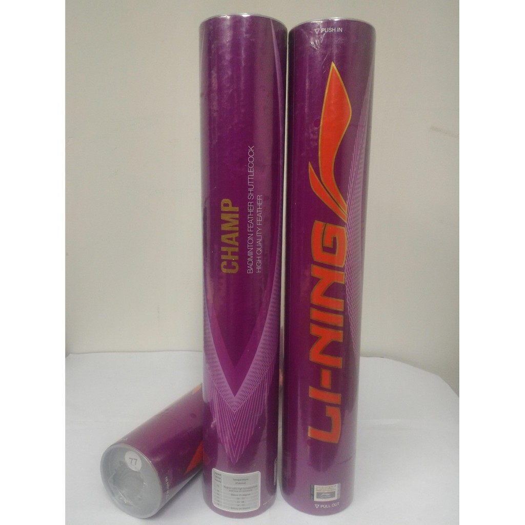 Jual Shuttlecock LINING CHAMP FEATHER- ORIGINAL | Shopee Indonesia
