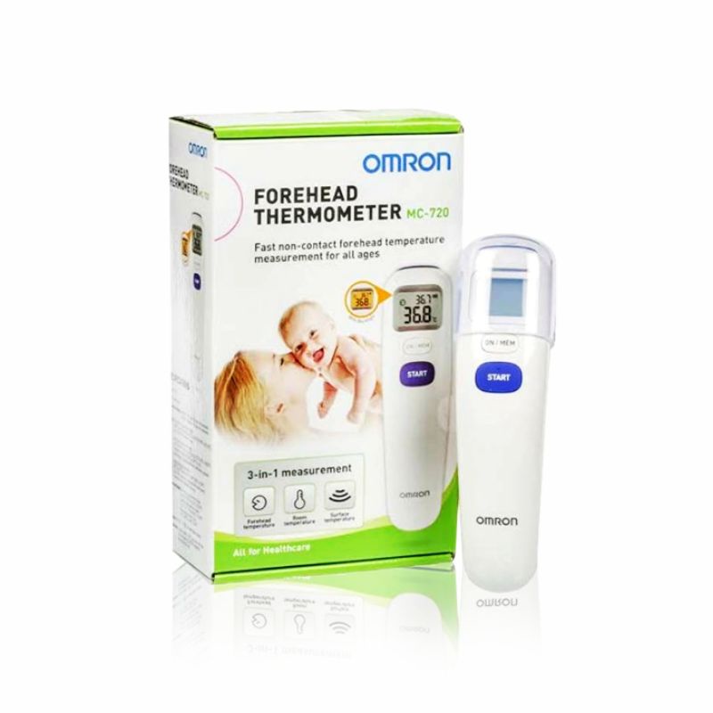 Jual OMRON Forehead Thermometer MC-720 | Shopee Indonesia