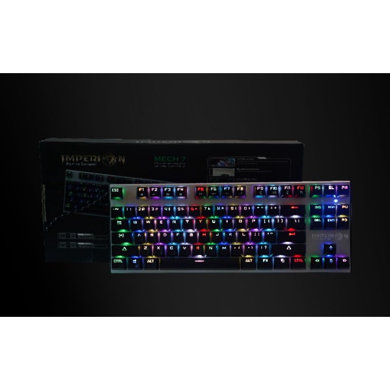Jual Imperion Gaming Keyboard Mech 7-Mechanical TKL RGB | Shopee Indonesia