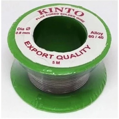 Jual Timah Kinto 5M Timah Solder Kinto 5 Meter Core Wire 0.8mm | Shopee Indonesia