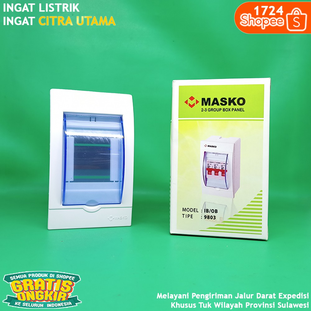 Jual BOX MCB MASKO 2-3 GROUP 9803 | Shopee Indonesia