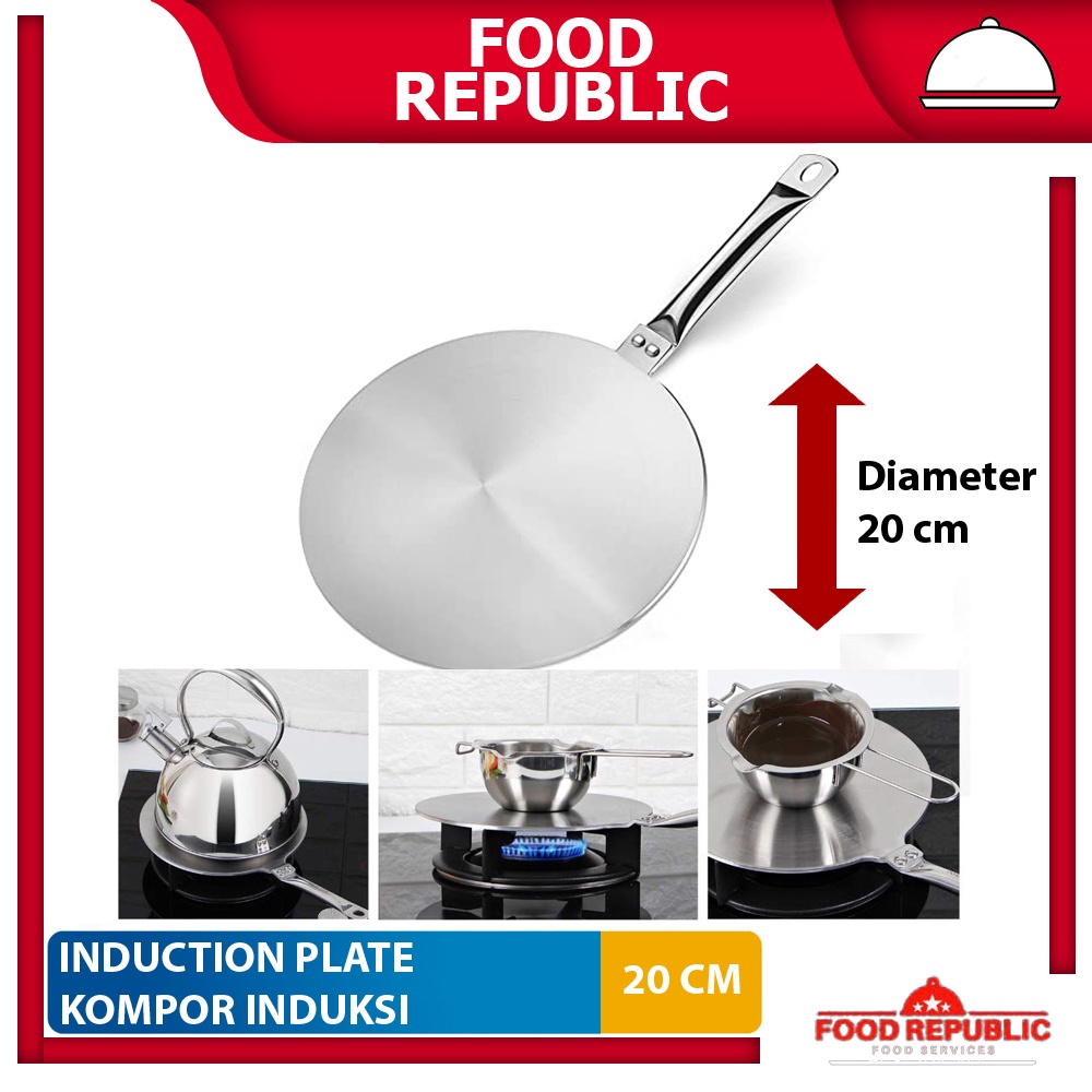 Jual Induction Plate Kompor Induksi 20 cm Tatakan Heat Diffuser ...