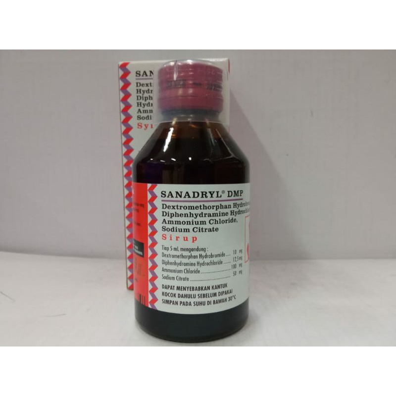 Jual SANADRYL DMP Syrup 120 ml | Shopee Indonesia