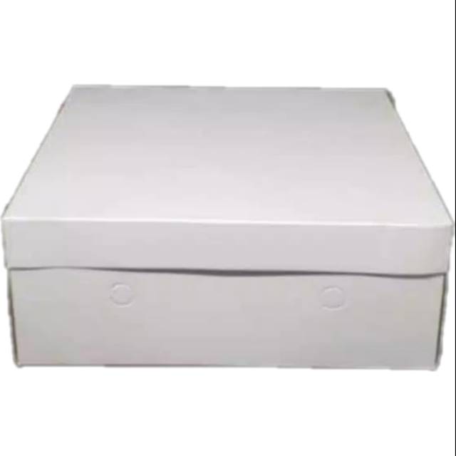 Jual KARDUS MAKAN PUTIH POLOS UKURAN 18 x 18 | Shopee Indonesia