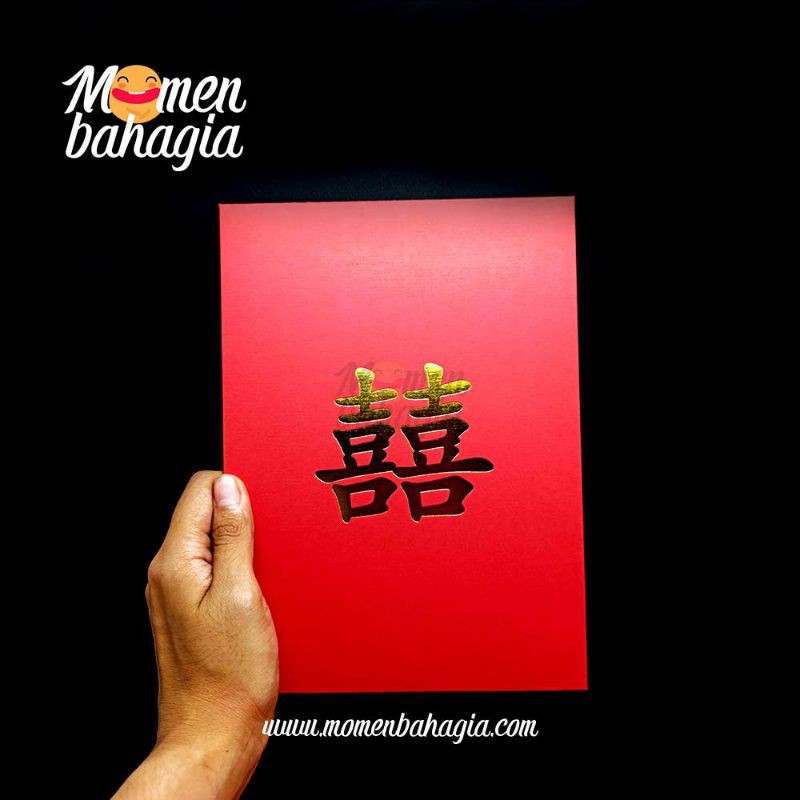 Jual Amplop A5 Undangan Pernikahan China Merah Premium READY STOCK ...