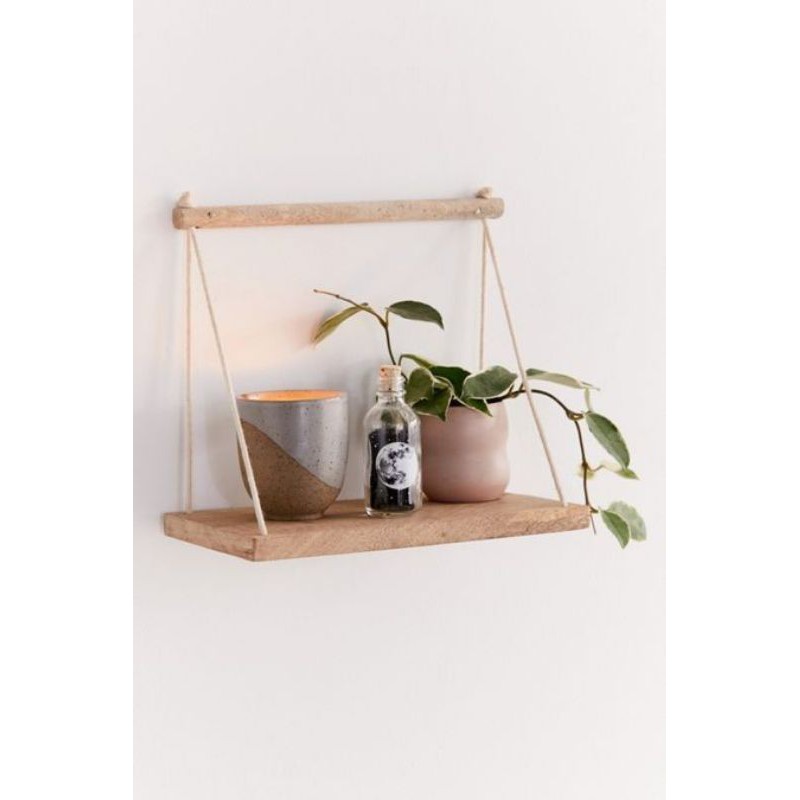 Jual (LANGSUNG KIRIM) macrame ambalan / rak kayu gantung/papan bor ...