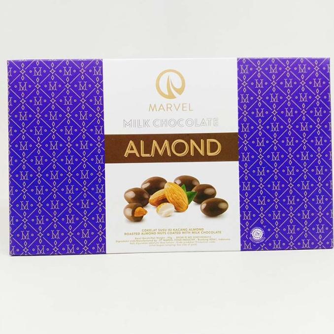 Jual $+$+$+$+] MARVEL MILK CHOCOLATE ALMOND 90 G | Shopee Indonesia
