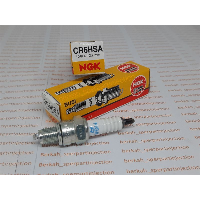 Jual BUSI CR6HSA MIO J /MIO SOUL /MIO M3 TIPE INJEKSI KHUSUS MOTOR INJEKSI BUSI PENDEK CR6HSA ...