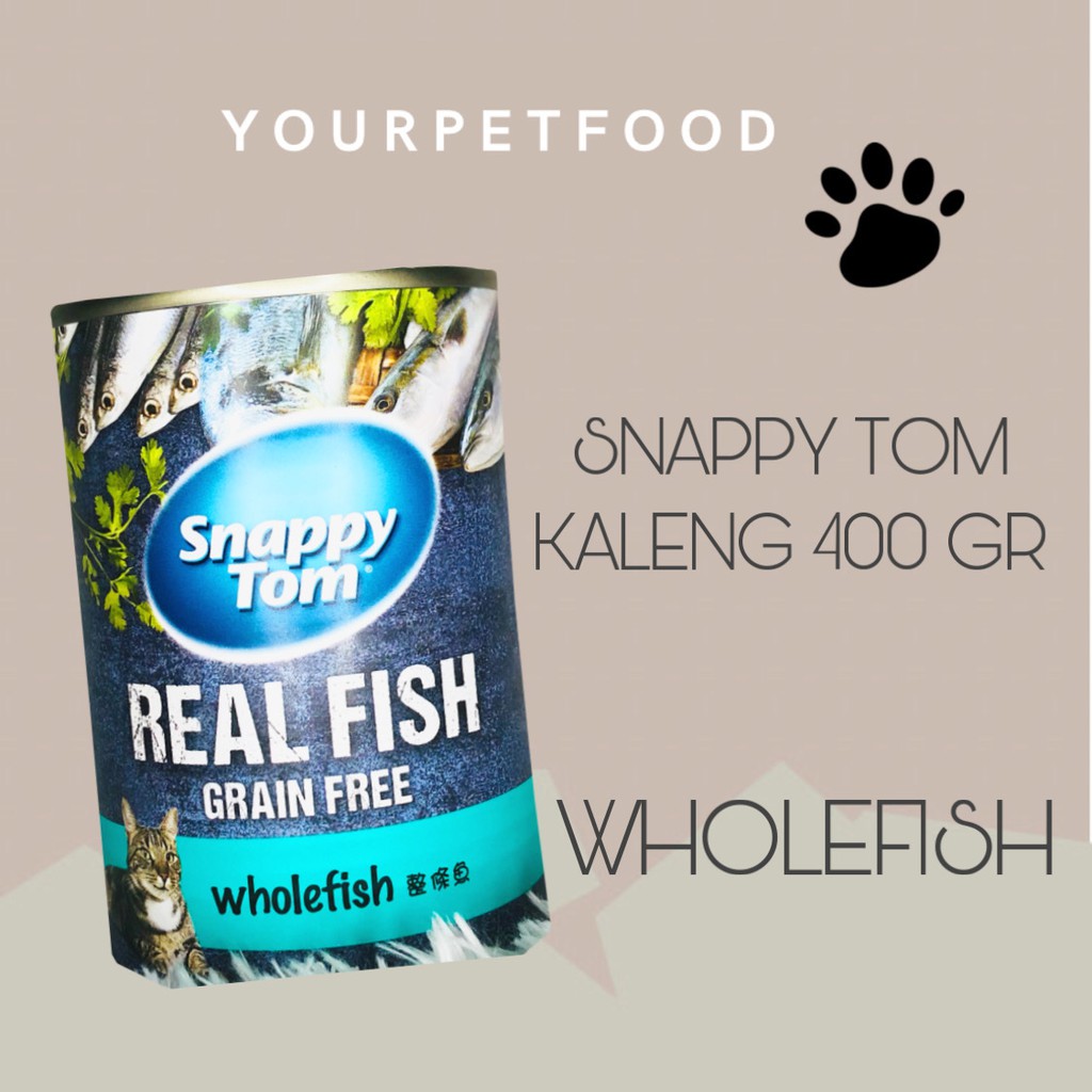 Jual Snappy Tom Wet Food / Snappy Tom Makanan Basah Kucing 400gr ...