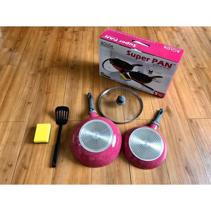 Jual Bolde Super Pan Set BLACK PINK Set 5 Pcs Set Superpan BlackPink ...