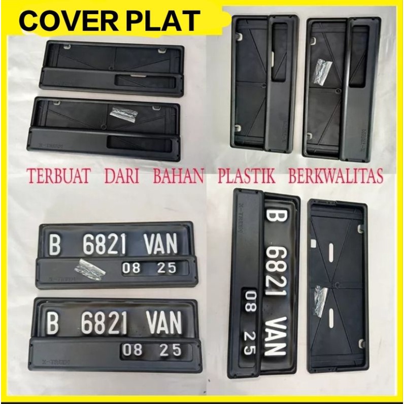 Jual cover plat nomor motor / bingkai plat nomor motor ukuran standar ...