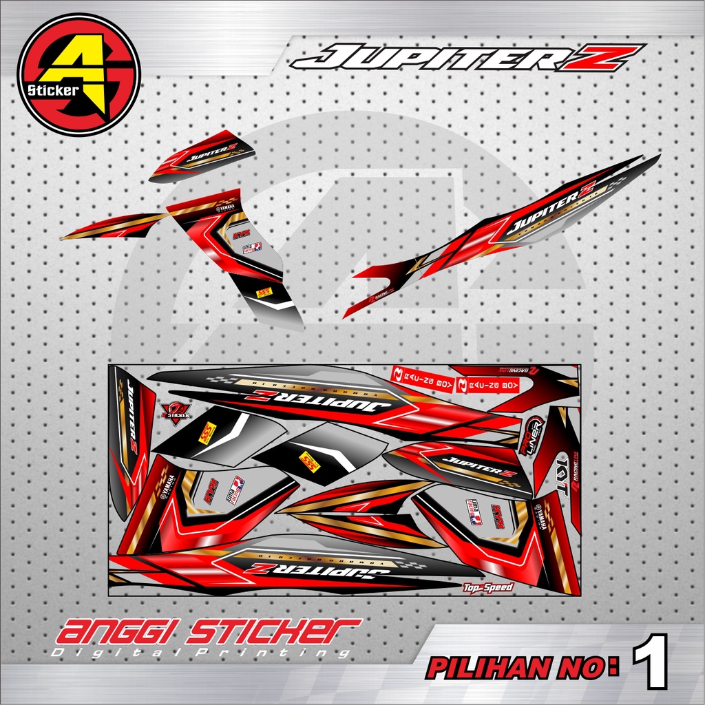 Jual STRIPING JUPITER Z RACING THAILAND DESAIN BARU | Shopee Indonesia
