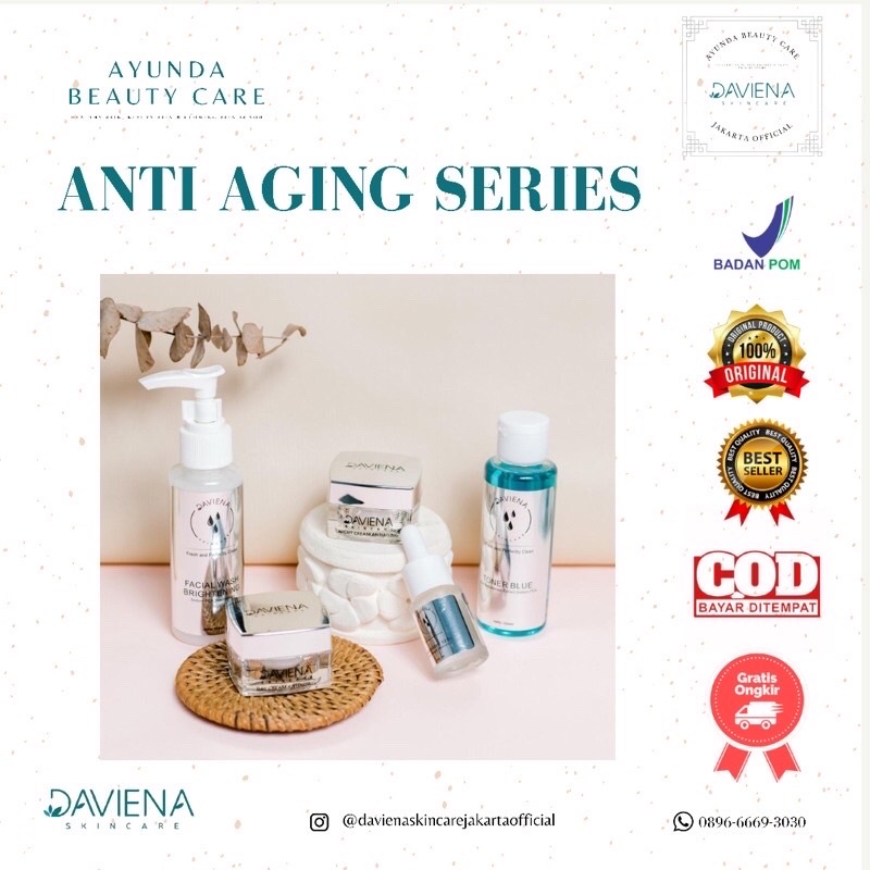 Jual PAKET ANTI AGING SERIES | DAVIENA SKINCARE JAKARTA OFFICIAL ...