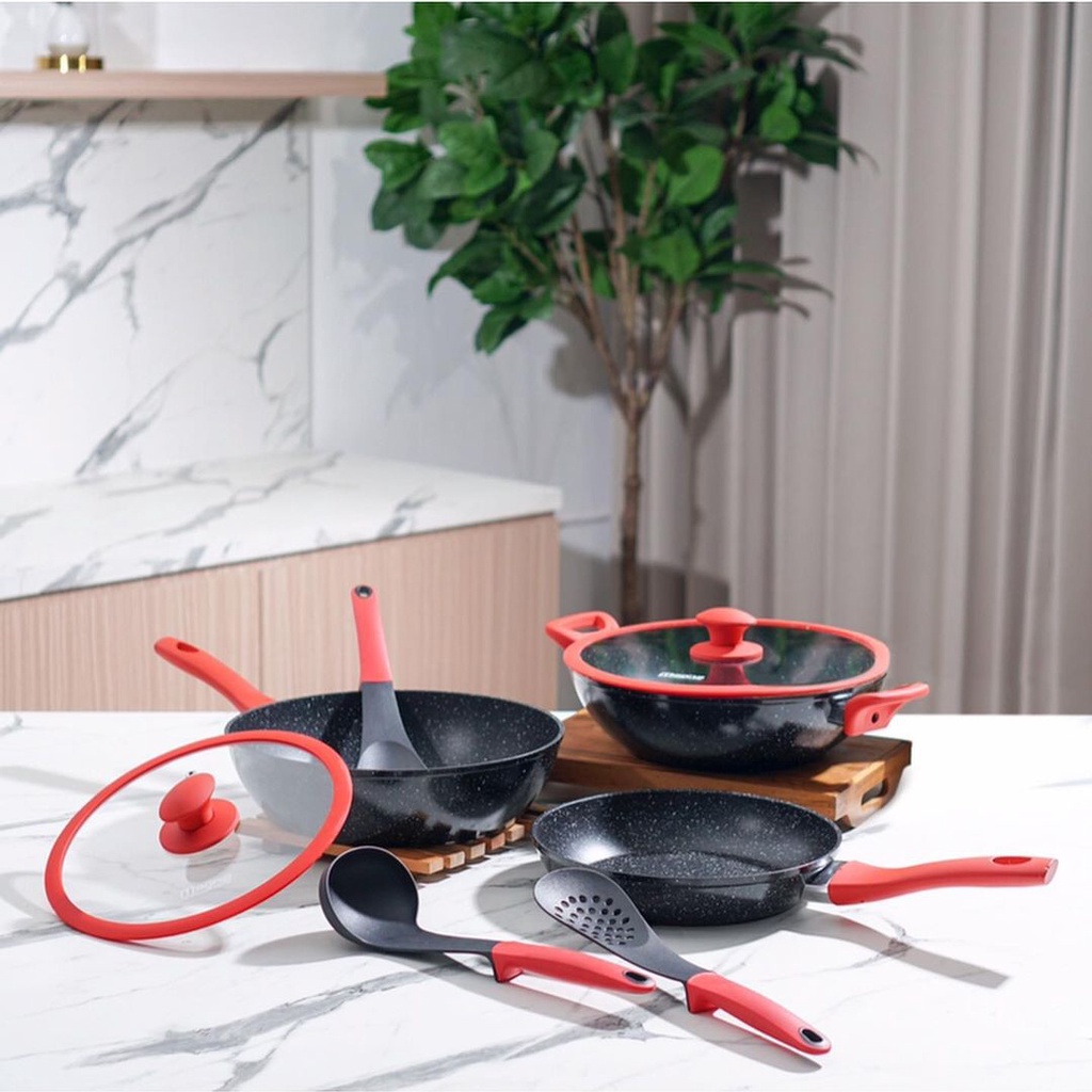 Jual Magna Elite Cookware Set of 8 Pcs | Shopee Indonesia