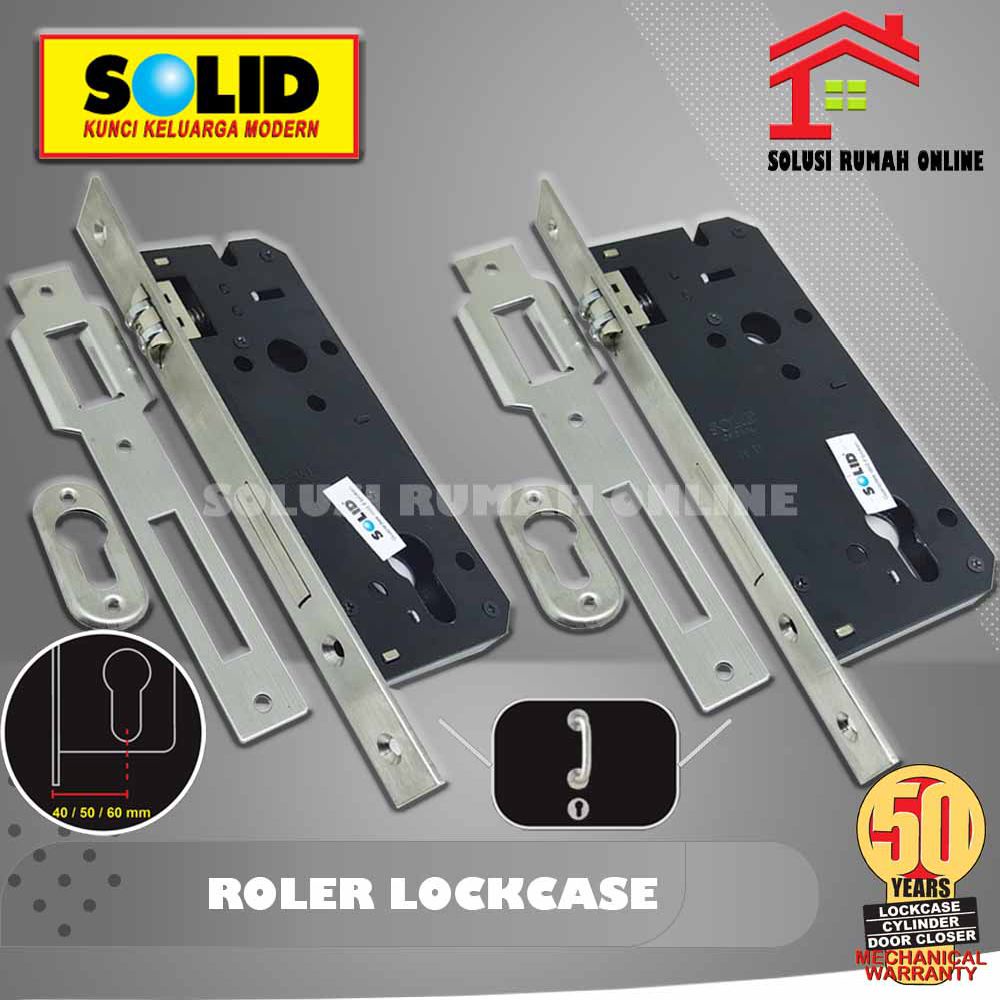 Jual SOLID Bodi Kunci Pintu Pelor Stainless LC 112 WL 40 - WL 50 Ecer / Set | Shopee Indonesia