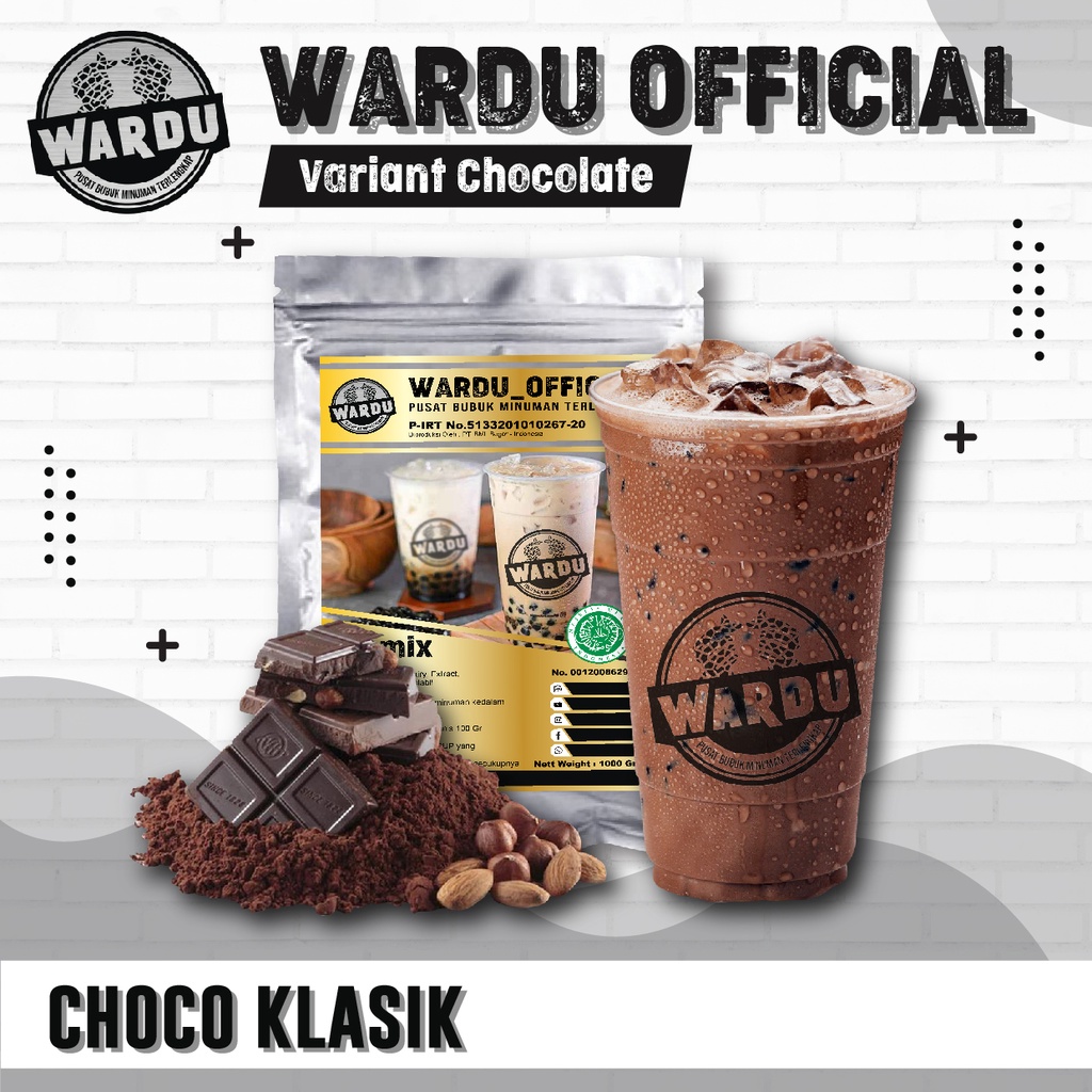 Jual Bubuk minuman rasa CHOCO KLASIK 1kg / CHOCO KLASIK Powder Drink ...