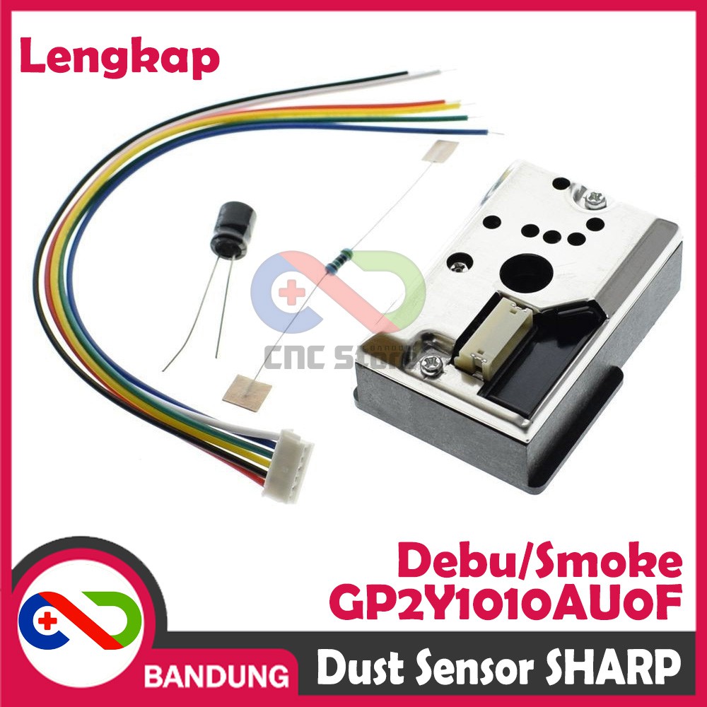 Jual SHARP SENSOR DEBU GP2Y1010AU0F DUST SMOKE ASAP OPTICAL PM2.5 ...