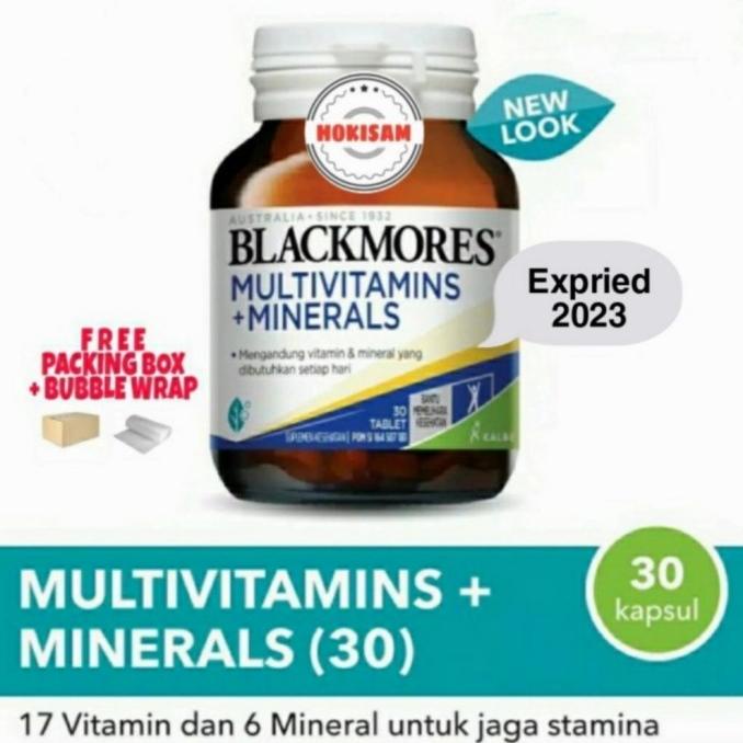 Jual Blackmores Multivitamins + Minerals 30 Tablet BPOM Kalbe Multivitamin Lc | Shopee Indonesia
