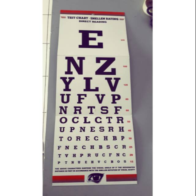 Jual Snellen chart poster | Shopee Indonesia