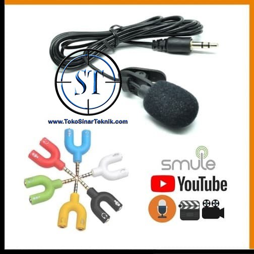 Jual Paket Youtuber Vlogger Smule Rekaman ( Mic Clip On + Audio ...