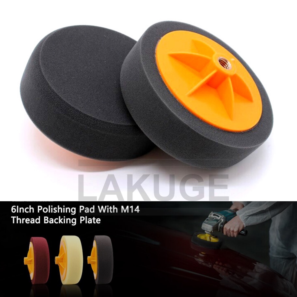 Jual Busa Poles Body Mobil Polising Pad Waxing Sponge 6 Inch 150mm ...