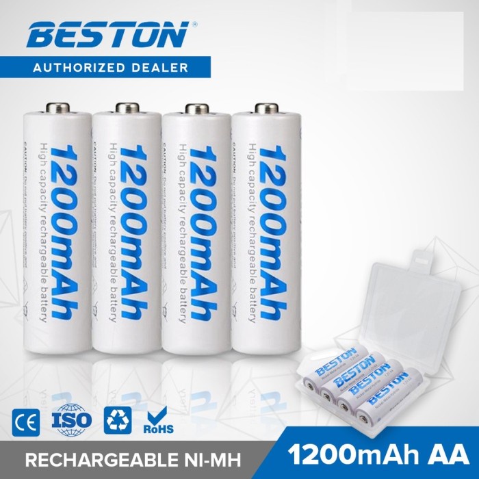 Jual Beston Batu Baterai Battery AA Charge Cas rechargeable 1 Pc ...