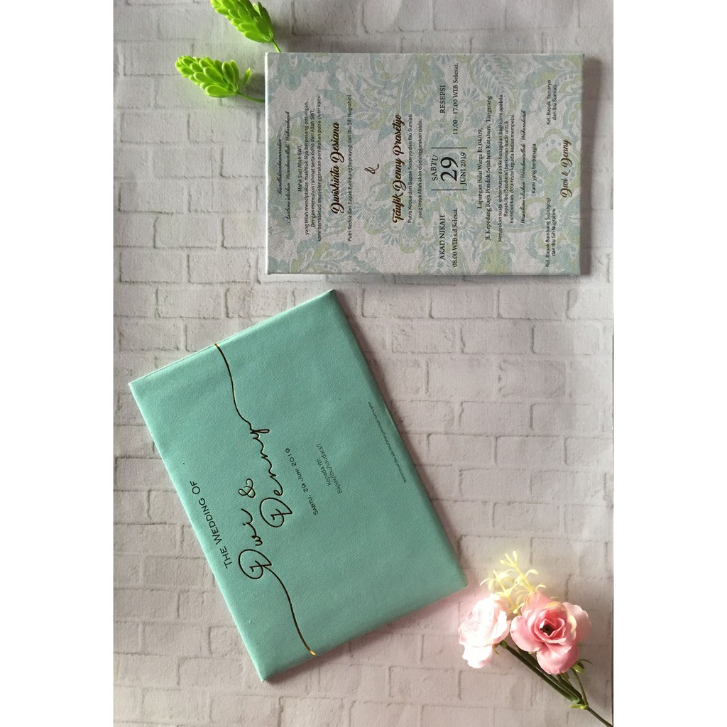 Jual Undangan Pernikahan Hard Cover Landscape | Shopee Indonesia