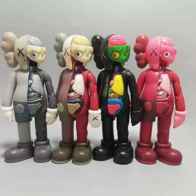 Jual NEW KAWS MAINAN ACTION FIGURE DESAIN ANIME ANATOMI KAWS UNTUK KO ...