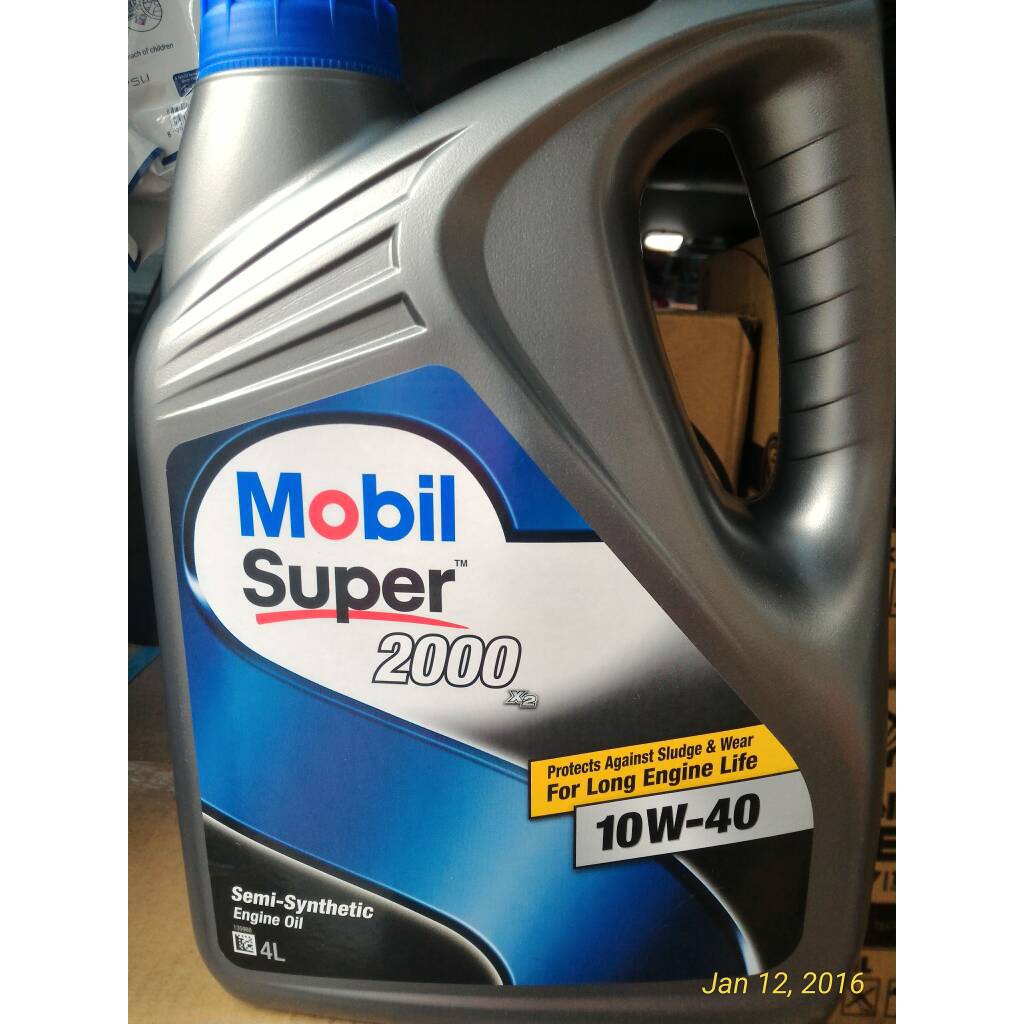 Jual Oli Mobil 1 Super 2000 SAE 10W 40 Galon 4 liter | Shopee Indonesia