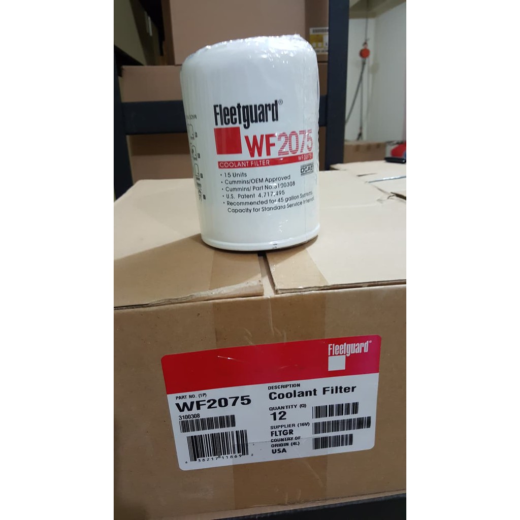 Jual WF2075 Water Coolant Filter FLEETGUARD | Shopee Indonesia