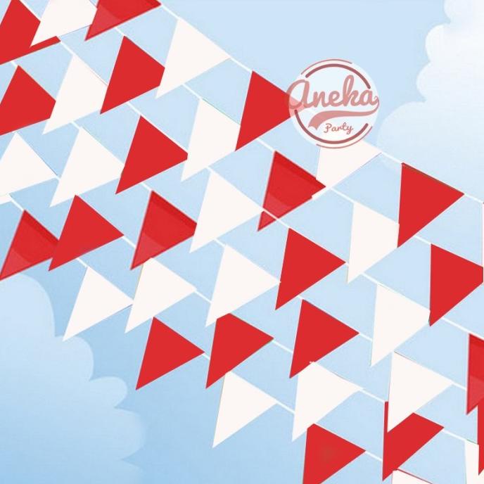 Jual Bunting Flag Hut Segi Tiga / Bendera Merah Putih / Bendera Umbul Umbul | Shopee Indonesia