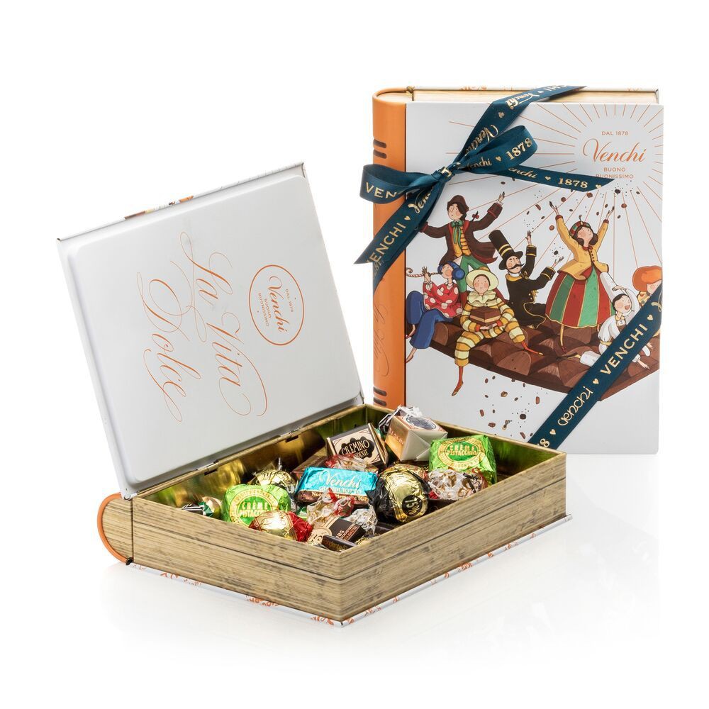 Jual Venchi Chocolate Box Maxi Book Gift Premium | Shopee Indonesia