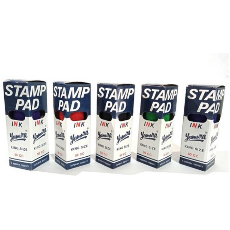 Jual ATK-POINT | Stamp pad Ink / Refill tinta stamp pad Yamura king ...