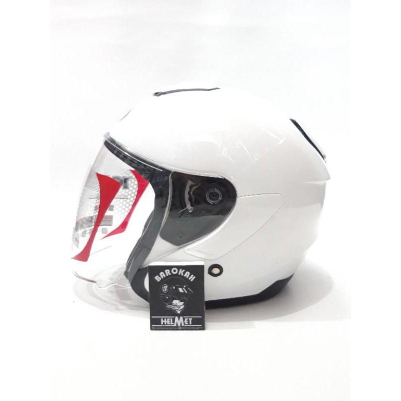 Jual KYT KYOTO PUTIH/WHITE | Shopee Indonesia